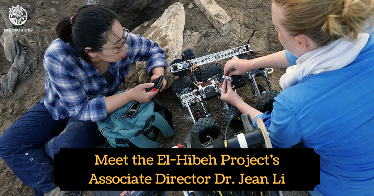 Meet the El-Hibeh Project’s Associate Director Dr. Jean Li - Nile Scribes